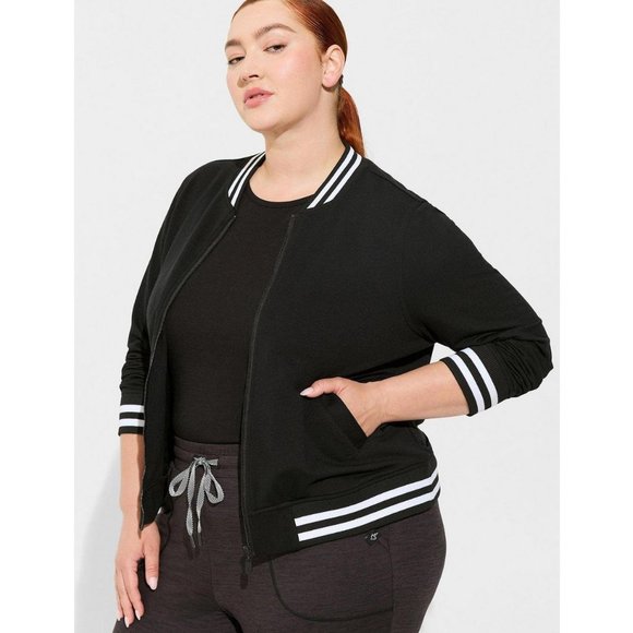 torrid | Jackets & Coats | Nwt Torrid French Terry Long Sleeve Active ...